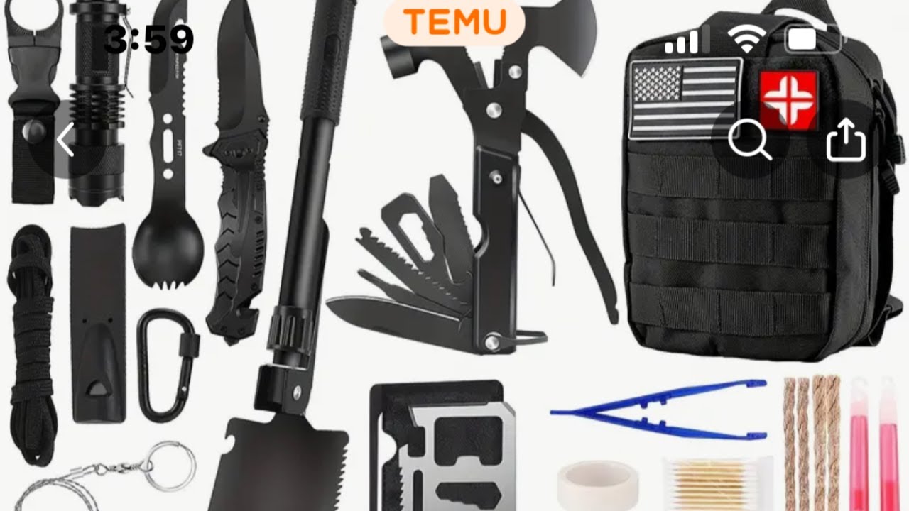 Monster Survival Showdown: Unboxing the Temu Go Bag & Universal ...