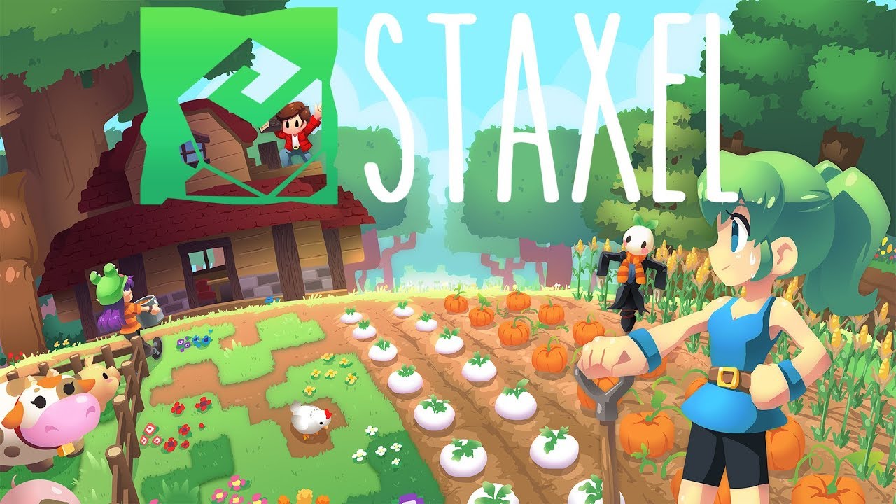 A NEW FARMER | Staxel - YouTube