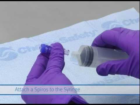 Spinning Spiros Closed Male Luer (CH-2000S) - YouTube