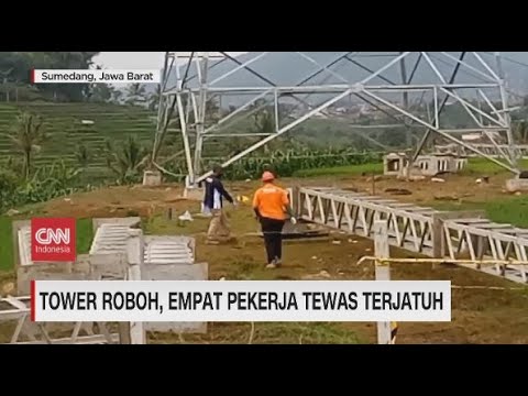 Tower Sutet Roboh, 4 Pekerja Tewas Terjatuh