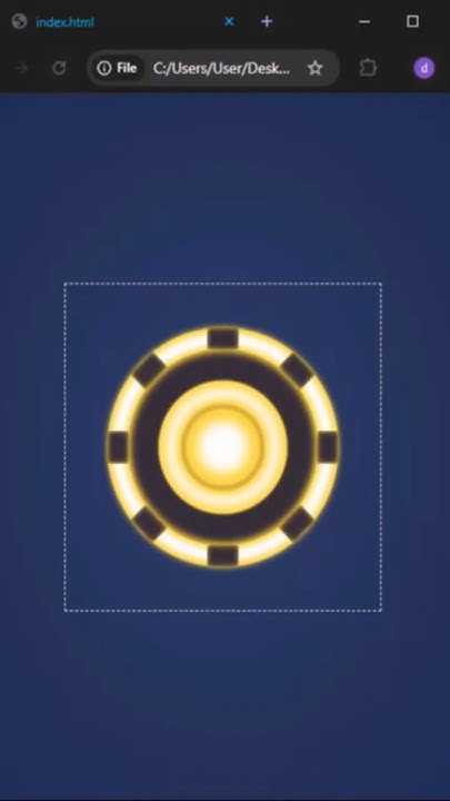 Arc Reactor with HTML & CSS - YouTube