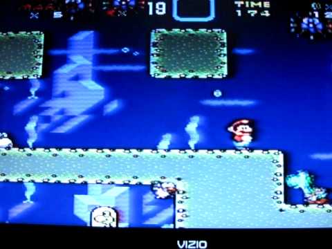 SMW - Forest of Illusion 2 Secret Keyhole Exit to Blue Switch Palace ...