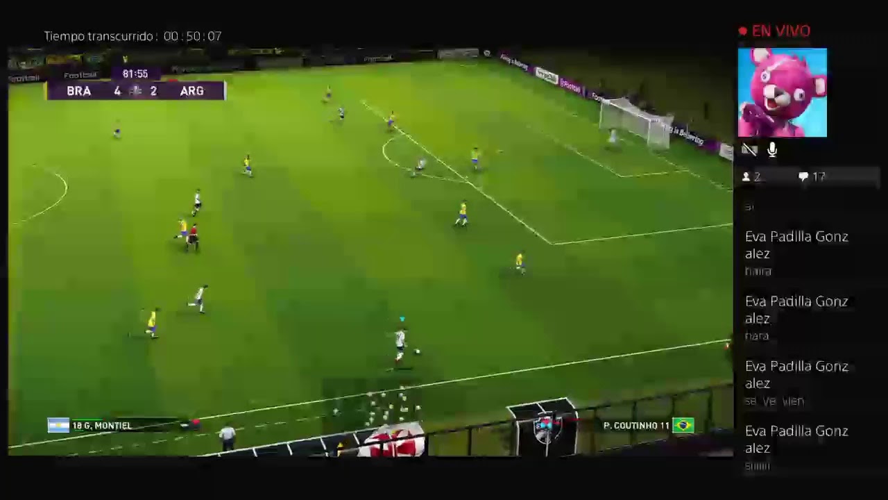 Jugando pes 2020 "si te suscribes te agrego al fortnite - YouTube