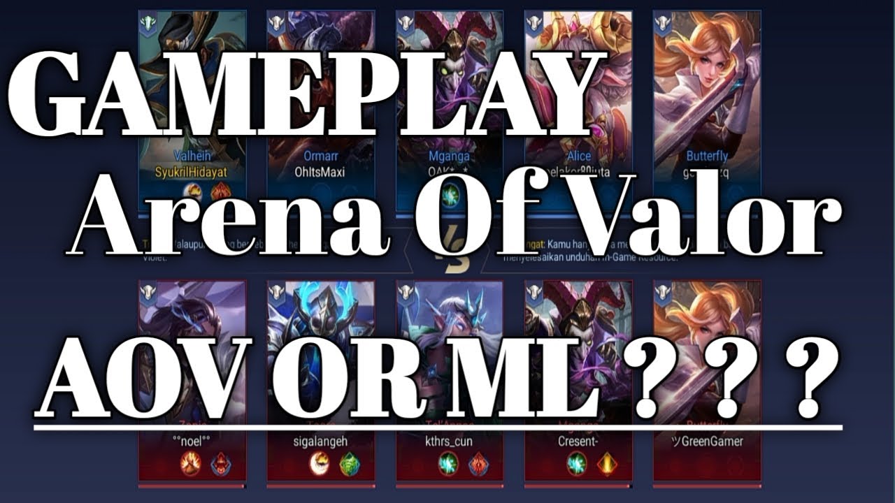 Arena Of Valor Gameplay - Garena AOV Indonesia - YouTube