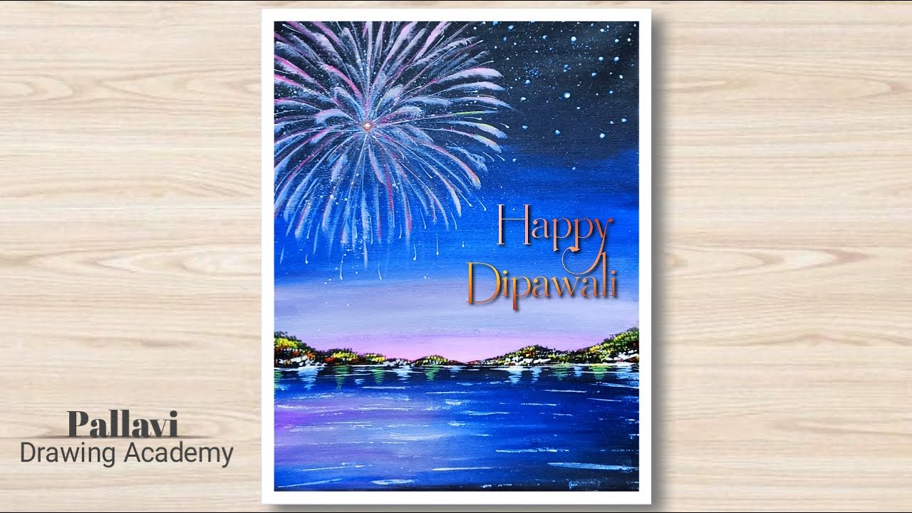 How to draw Diwali special painting/Dipawali Poster Painting || Pallavi ...