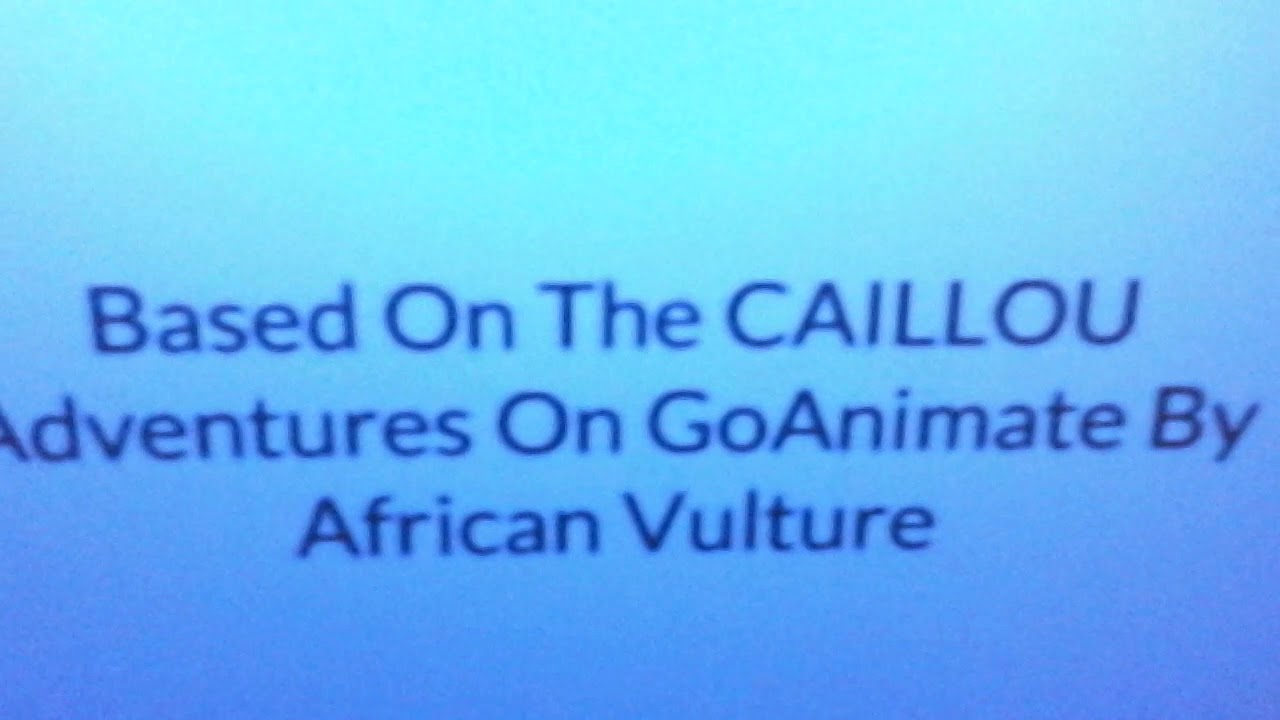 Classic caillou gets grounded end credits - YouTube