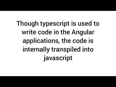 Angular Transpiling - YouTube