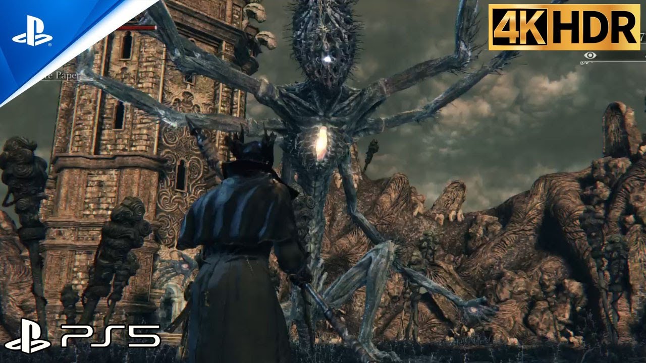 Bloodborne - Amygdala Boss Fight - PS5 Gameplay [4K] - YouTube