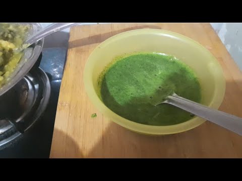 Green 💚 Mint Sauce And Vegetable Of 😋 Sita Fal Kumda Alu Pudeena #Body ...