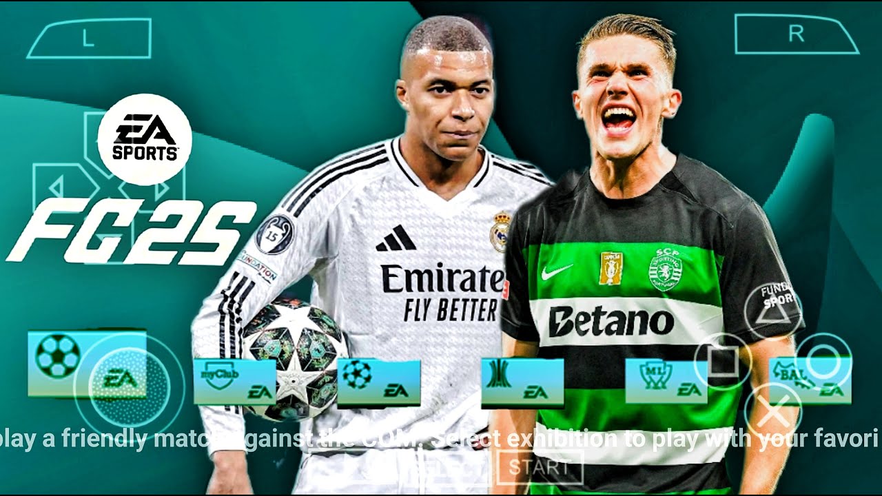 FIFA 2025 PPSSPP ORIGINAL OFFLINE DOWNLOOAD EA FC 25 PSP UPDATE FULL ...