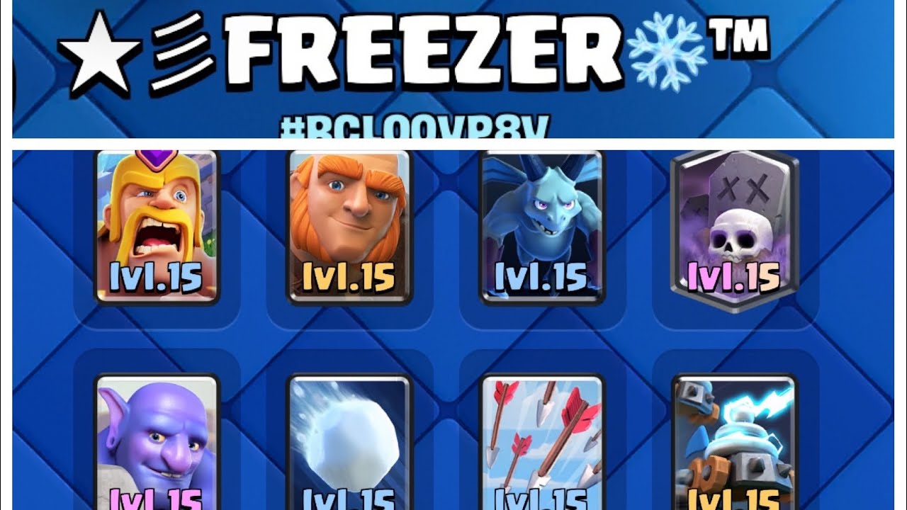 best giant graveyard bowler deck in clash royale - YouTube