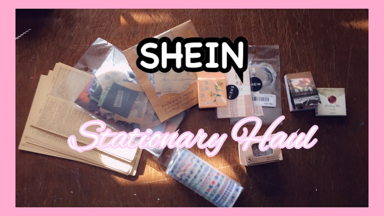 HUGE Shein Stationary Haul! /Shein Papelería! - YouTube