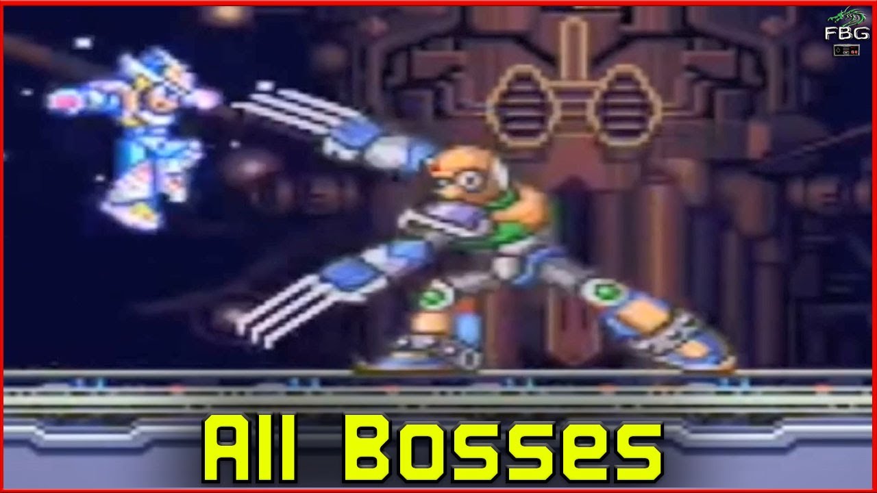 Mega Man X2 - All Bosses - YouTube