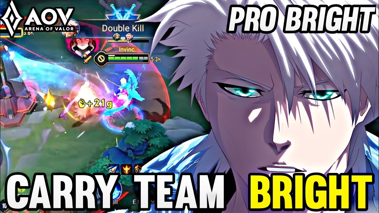 BRIGHT/TOSHIRO PRO GAMEPLAY | QUAD KILLS - ARENA OF VALOR | AOV - YouTube