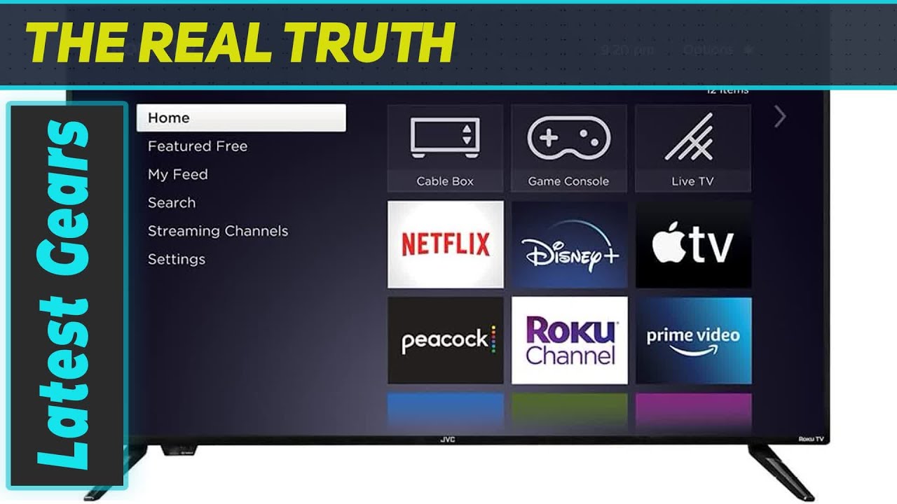 JVC 40-Inch 1080p FHD LED Roku Smart TV Review - YouTube