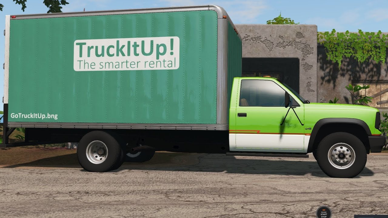 BeamNG Drive Update - D45 Box Truck on Jungle Rock Island Part 1 - YouTube