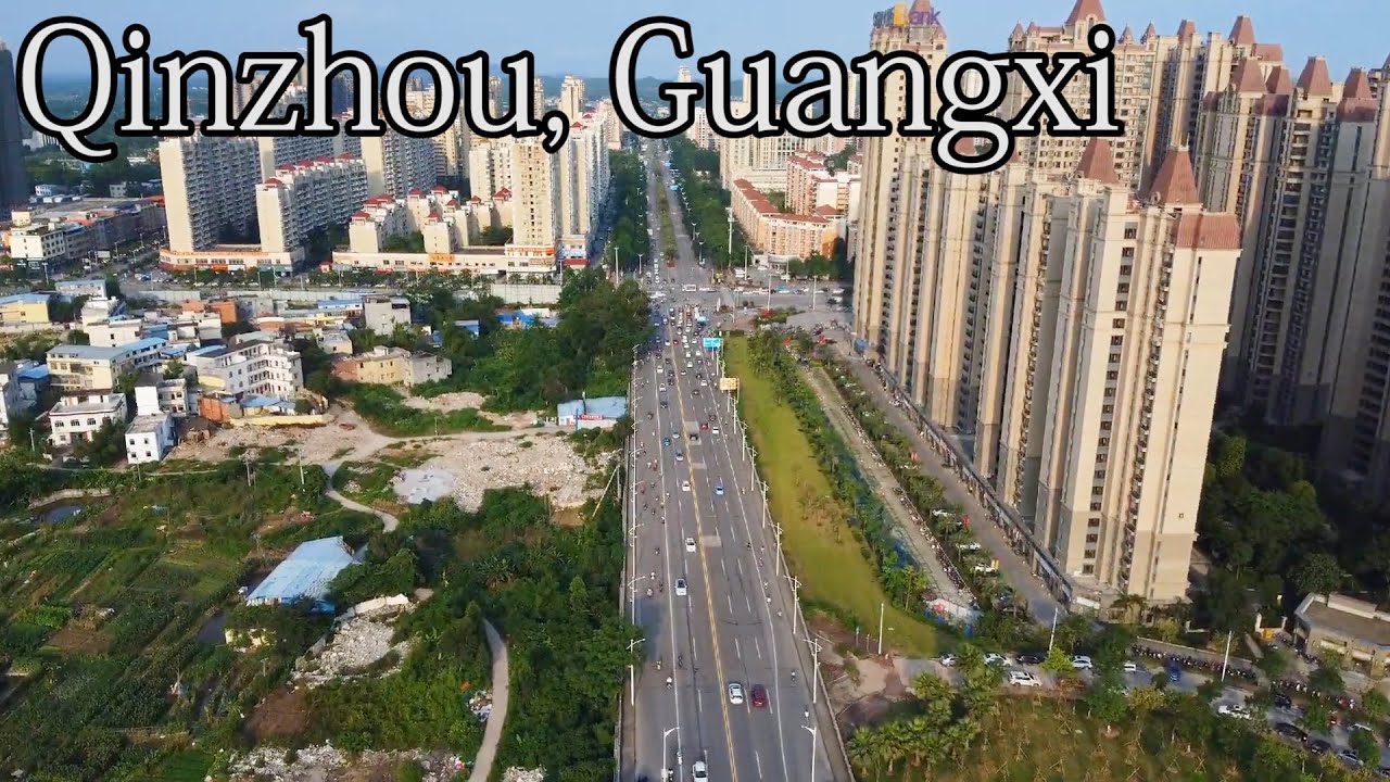 Aerial China: Qinzhou, Guangxi 廣西欽州 - YouTube