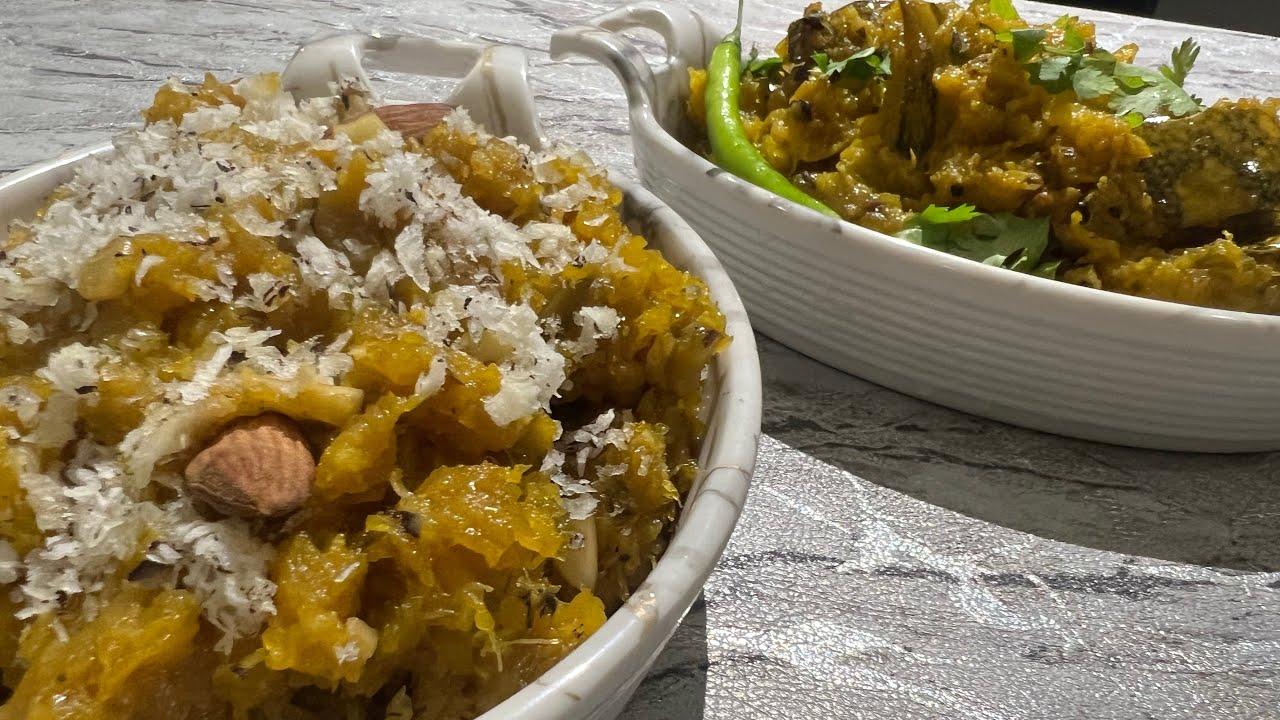 Petha Ki Sabji aur Halwa | Pumpkin Curry and Pumpkin Halwa - Easy To ...