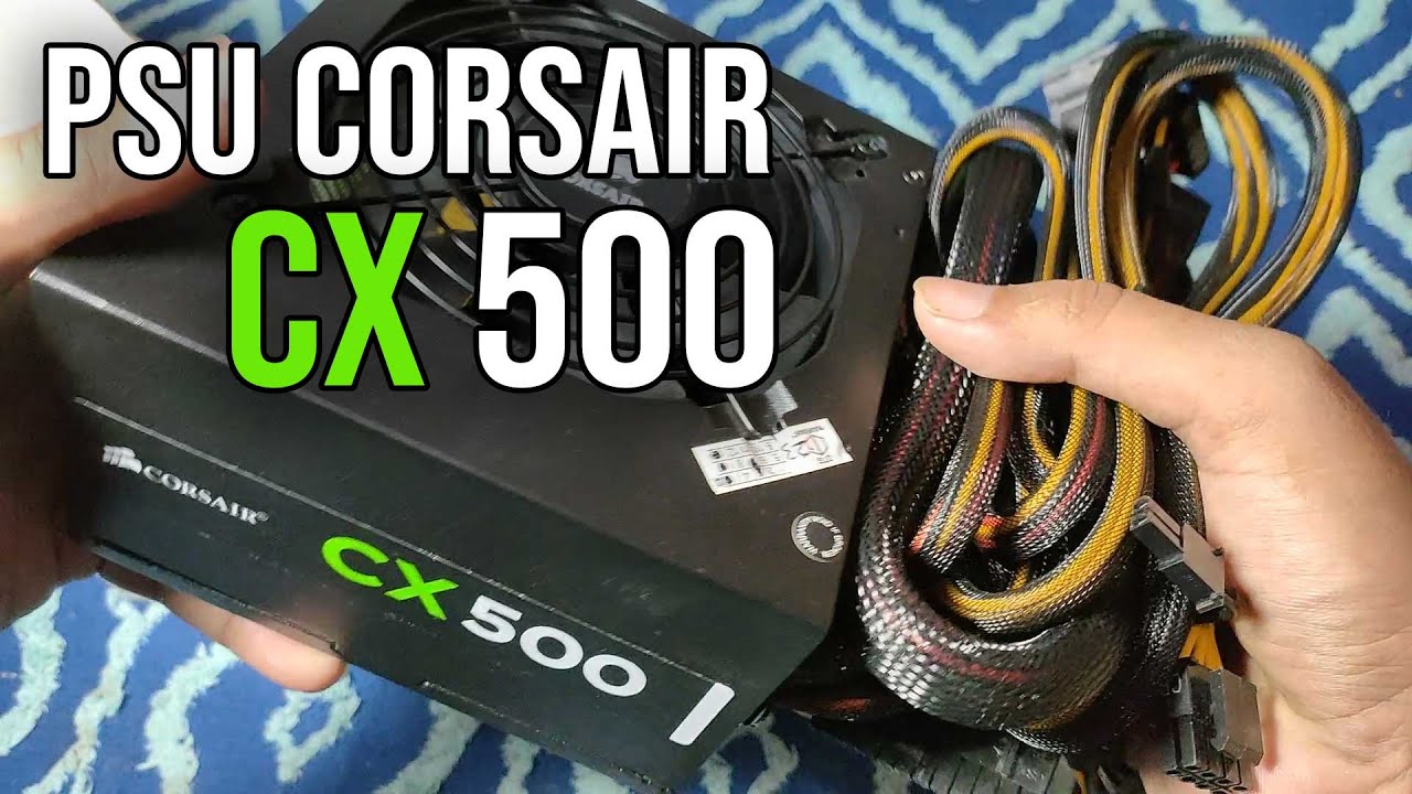 PSU Corsair CX500 GOKIL BANGET Jaringan Kantor - YouTube