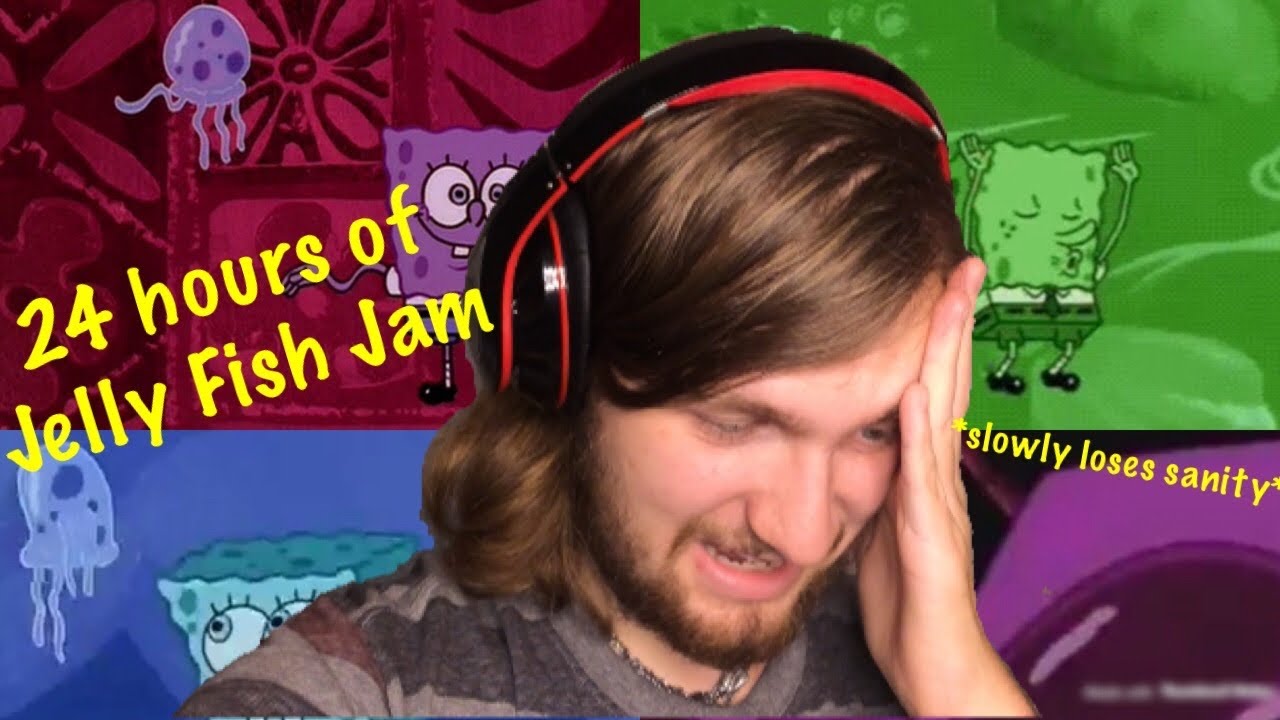 LISTENING TO “JELLY FISH JAM” FOR 24 HOURS!! *watch me slowly go insane ...