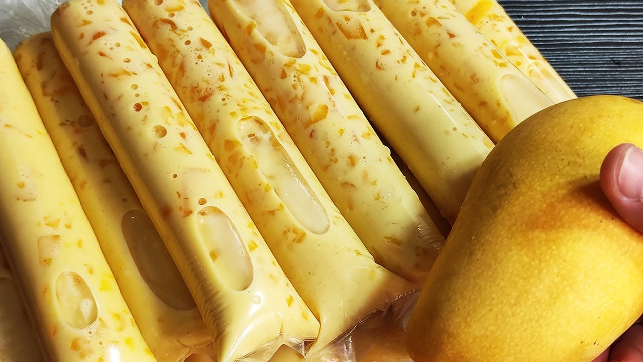 The BEST Mango Ice Candy Recipe - YouTube