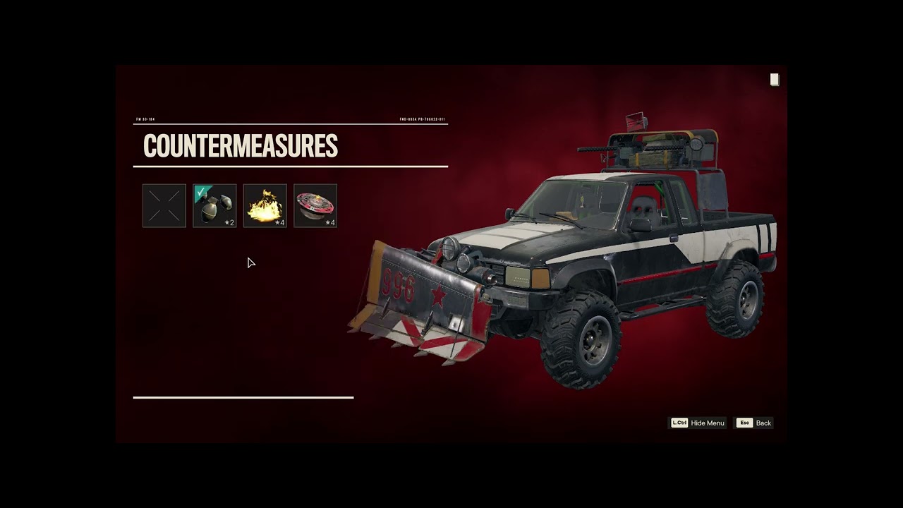 FarCry®6. Countermeasure test.Test 5. Countermeasure for your vehicle ...