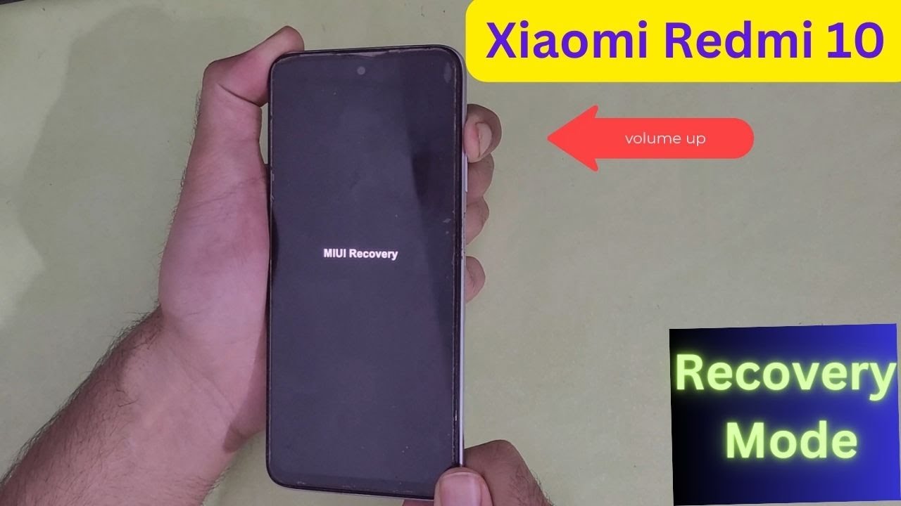 Xiaomi Redmi 10 Recovery Mode - Xiaomi exit recovery mode - YouTube