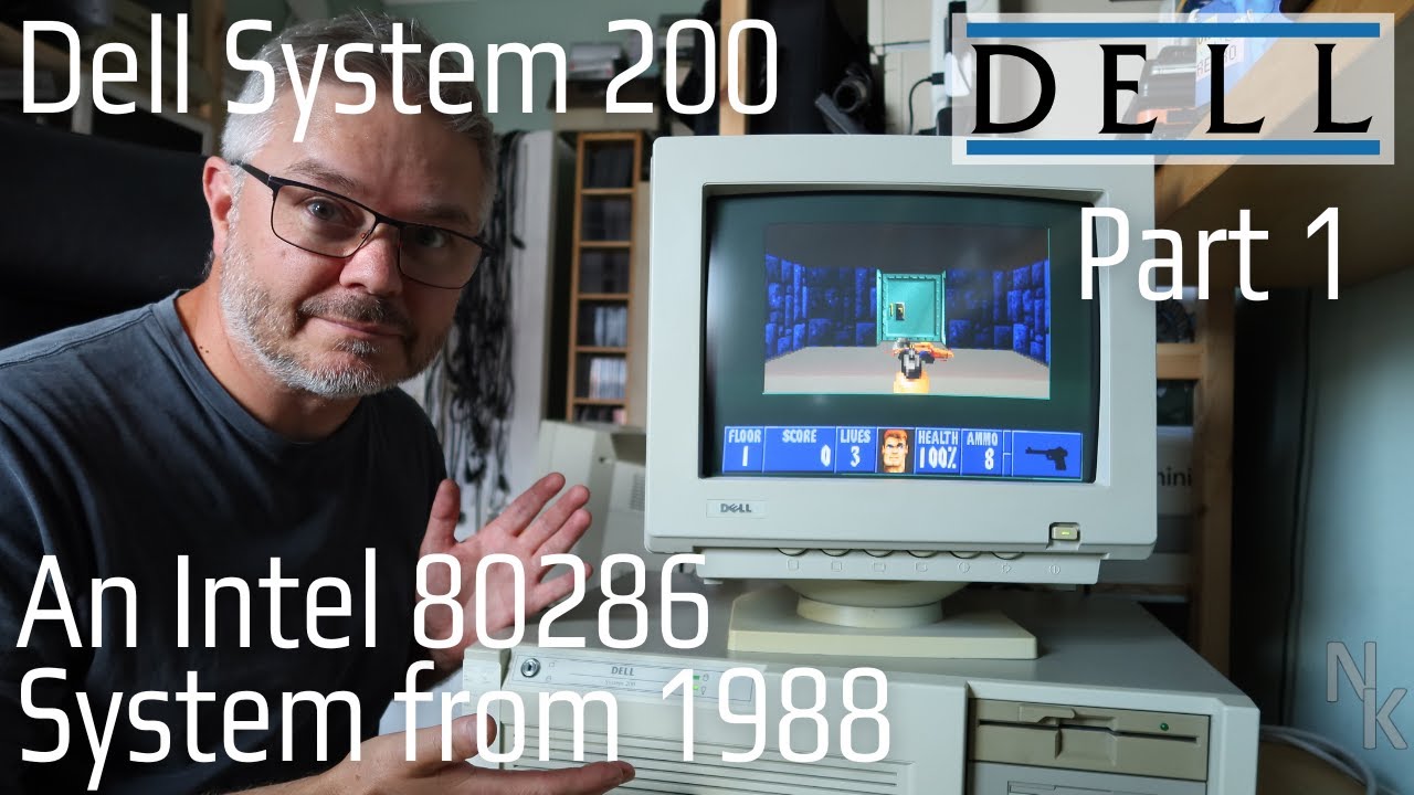 Dell System 200 - An Intel 80286 System from 1988 - Part 1 - YouTube