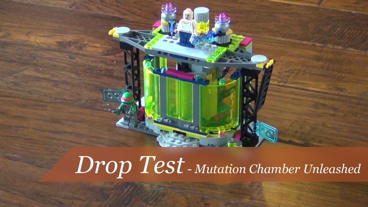 Drop Test - Lego TMNT Mutation Chamber Unleashed Set #79119 - YouTube