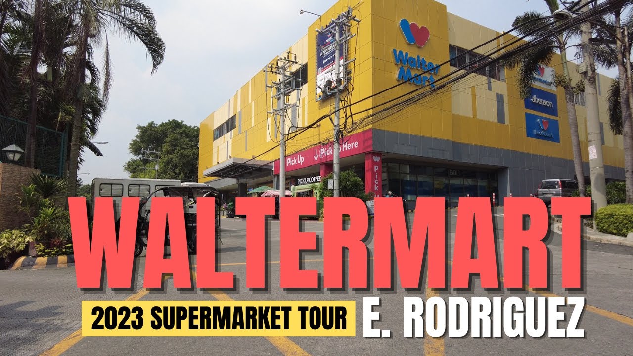[4K] WALKING TOUR - WALTERMART E. RODRIGUEZ AVE QUEZON CITY PHILIPPINES ...