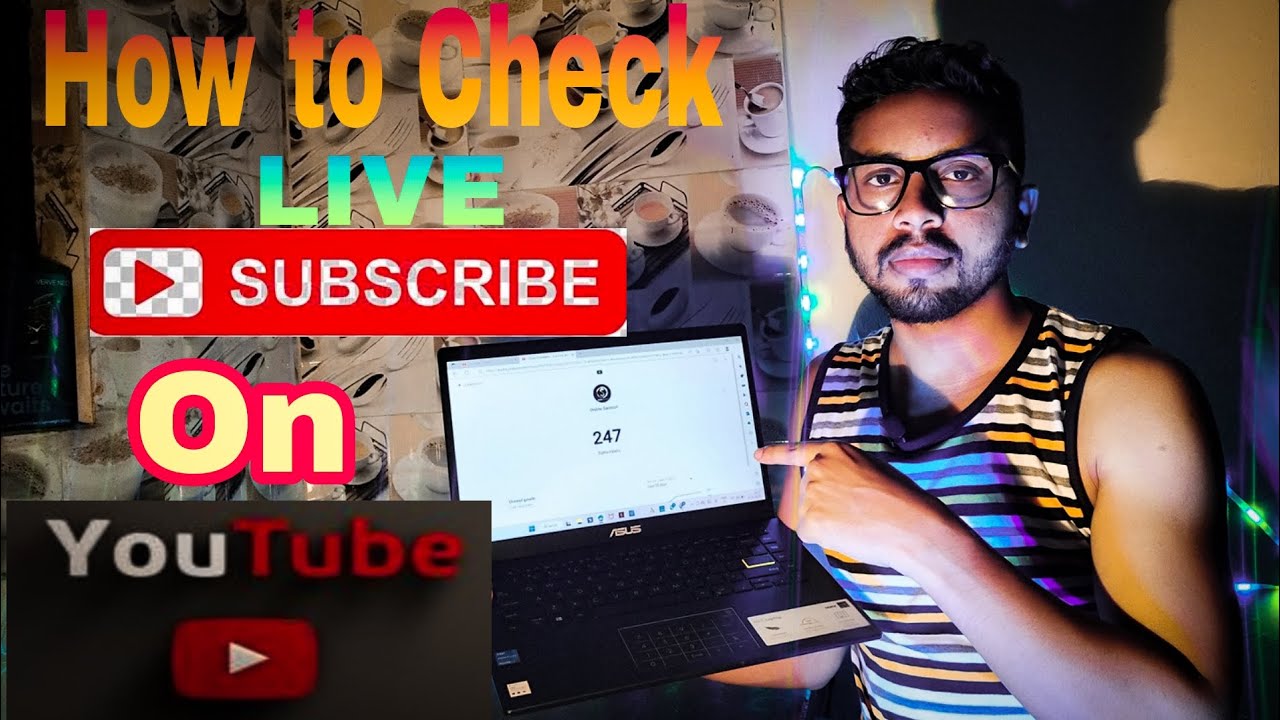 How to Check Live Subscriber Increase on YouTube.YouTube pe Live ...