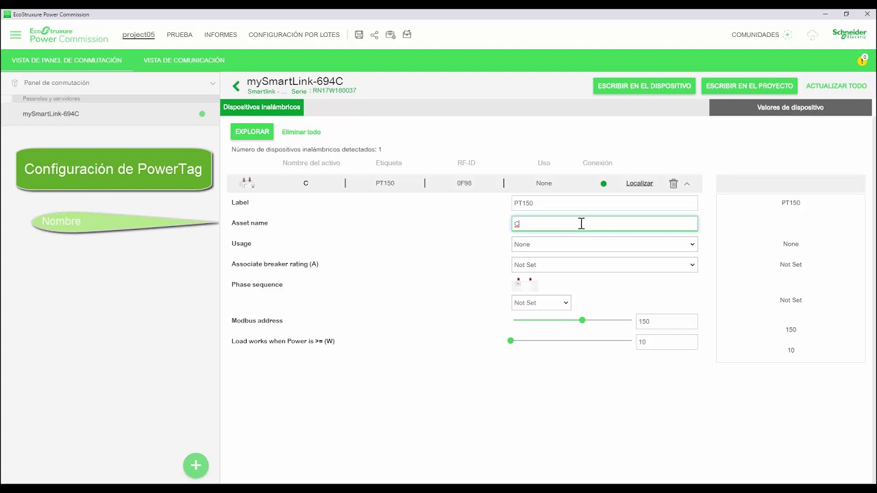 PowerTag Link - Como vincular un sensor energía Powertag | Schneider ...