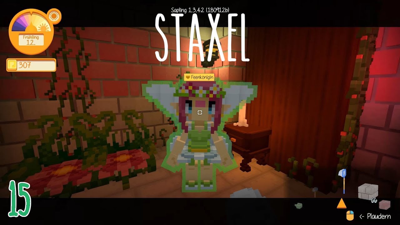 Staxel Let's Play #15 - Freche Feen der Feenkönigin | Hausreparatur mit Zuversicht😈 - YouTube