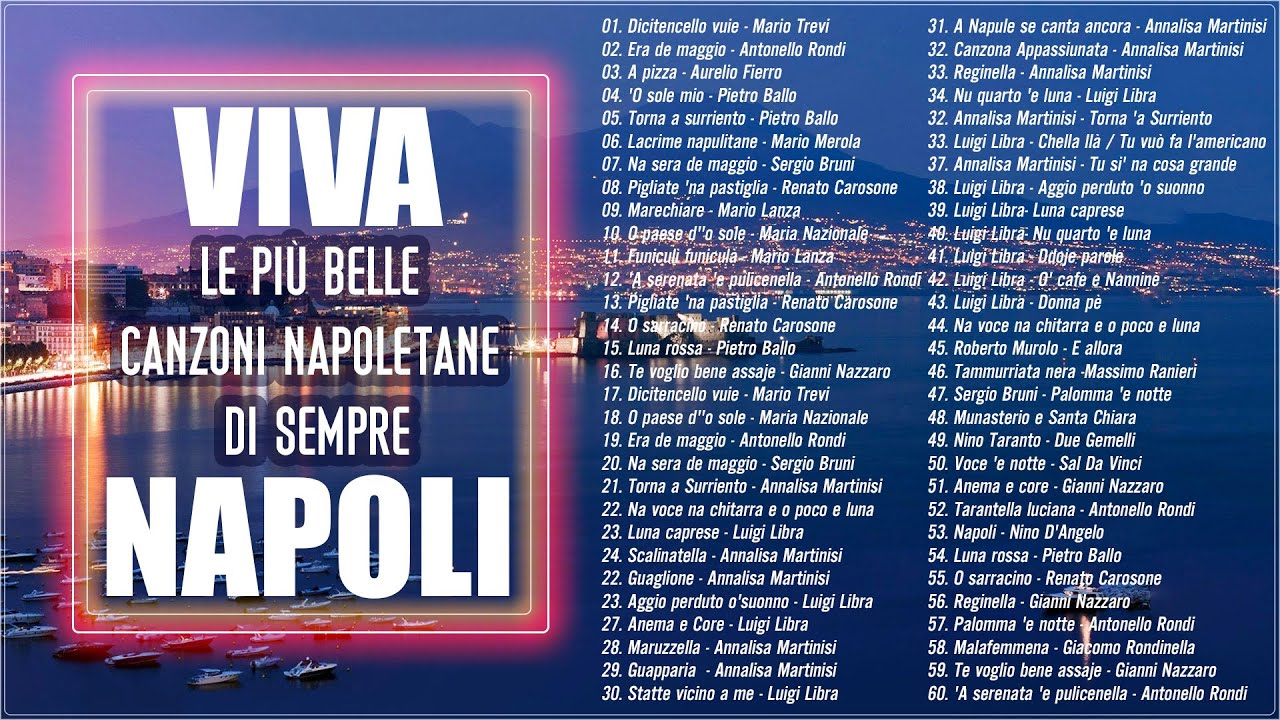 Viva Napoli - La canzone napoletana - Le più belle canzoni napoletane ...