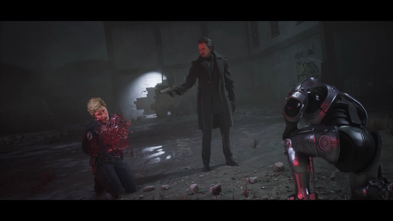 RoboCop Rogue City Alex Murphy Malfunctions & Lewis gets Shot - YouTube