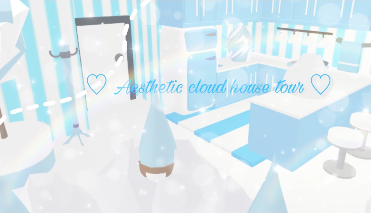 Adopt me aesthetic cloud house tour ♡︎ - YouTube