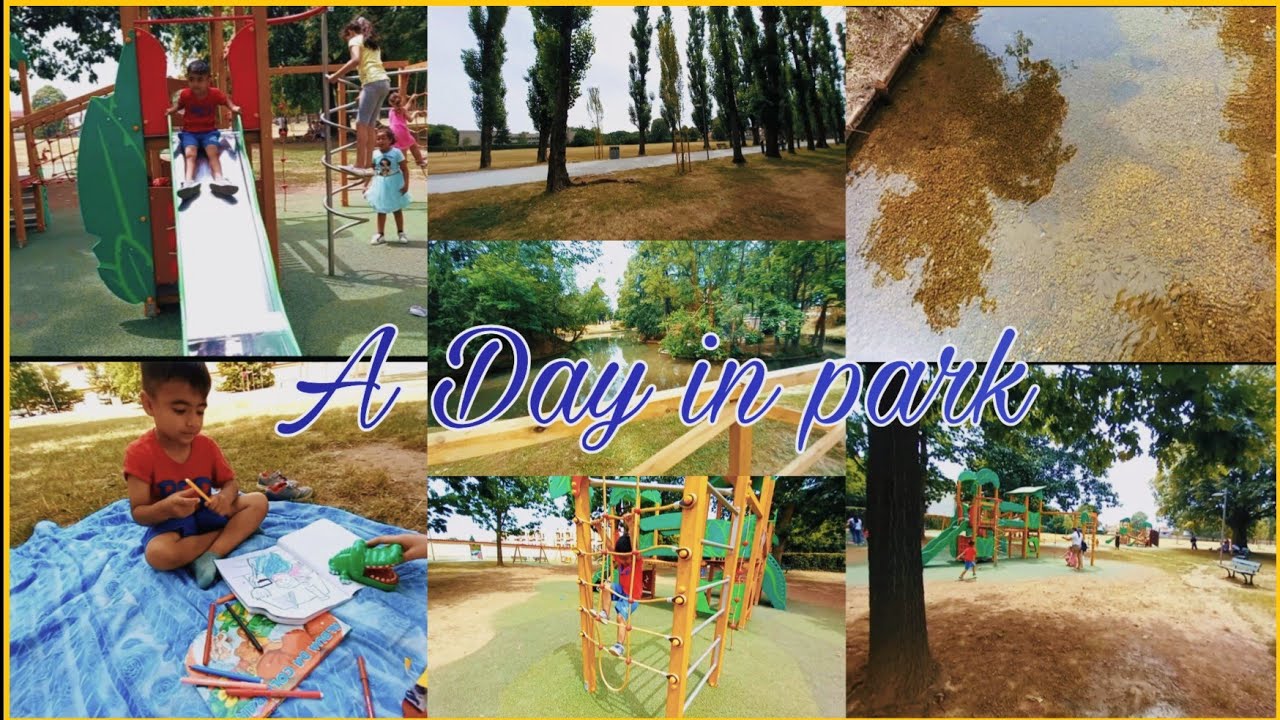 a day in park | picnic with kids | corbetta italy - YouTube