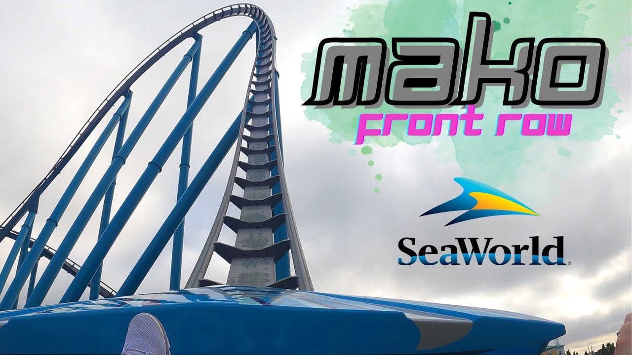 Mako - Front Row POV | SeaWorld Orlando | GoPro Hero9 (4K) - YouTube