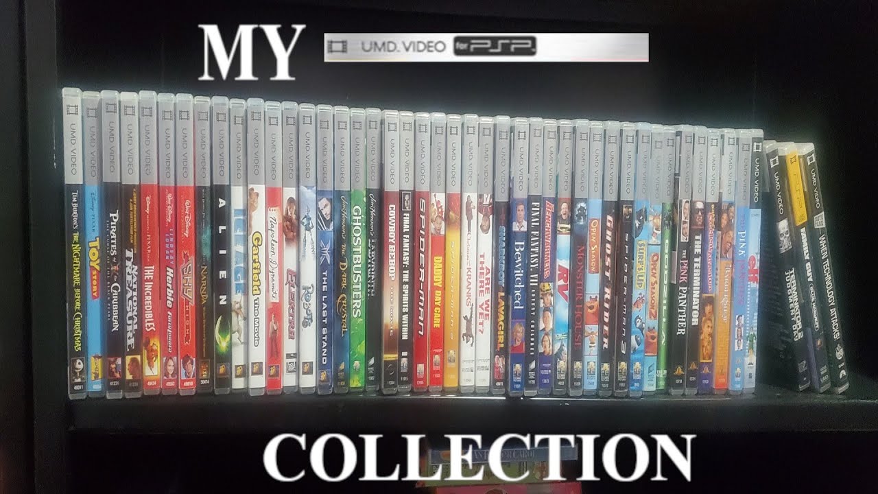My PSP UMD Movie Collection - YouTube