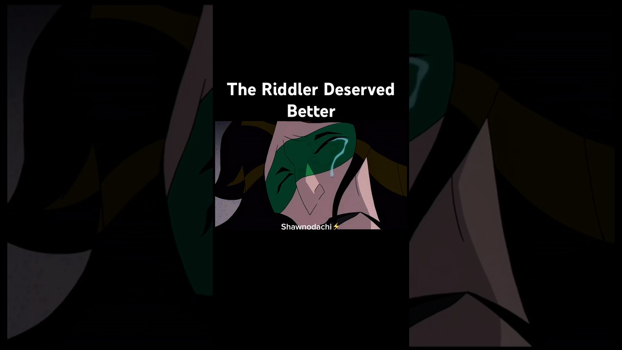 This MOMENT Made The RIDDLER Cry! - YouTube
