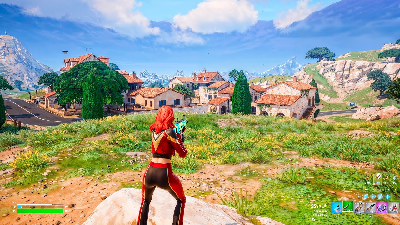 ASÍ SE VE EL NUEVO FORTNITE EN 4K... - YouTube