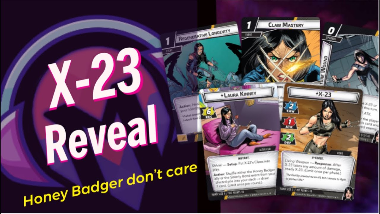 Marvel Champions | X-23 | Reveal | Campaign | X-Men | X-Force | Hero ...