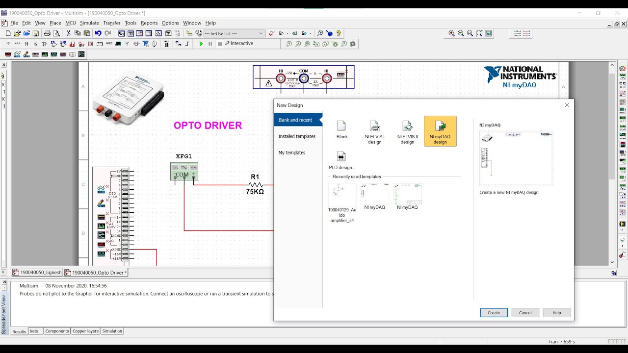 OPTO DRIVER IN MULTI SIM - YouTube