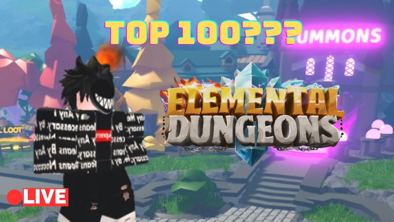LIVE RUMO AO TOP 100! (ELEMENTAL DUNGEONS) - YouTube