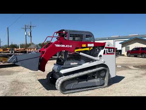 Lot 669. 2016 Takeuchi TL12 skid steer - YouTube