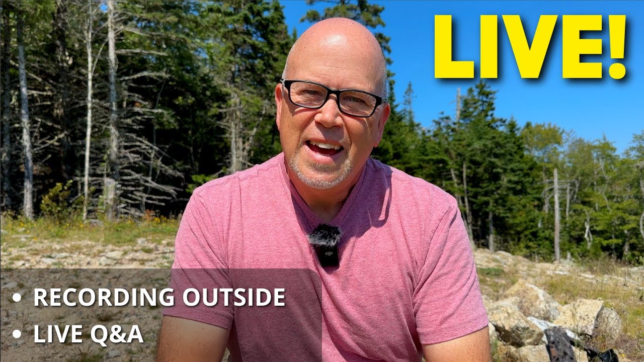 Live Stream #44 - Making a video outside, Live Q&A and more! - YouTube