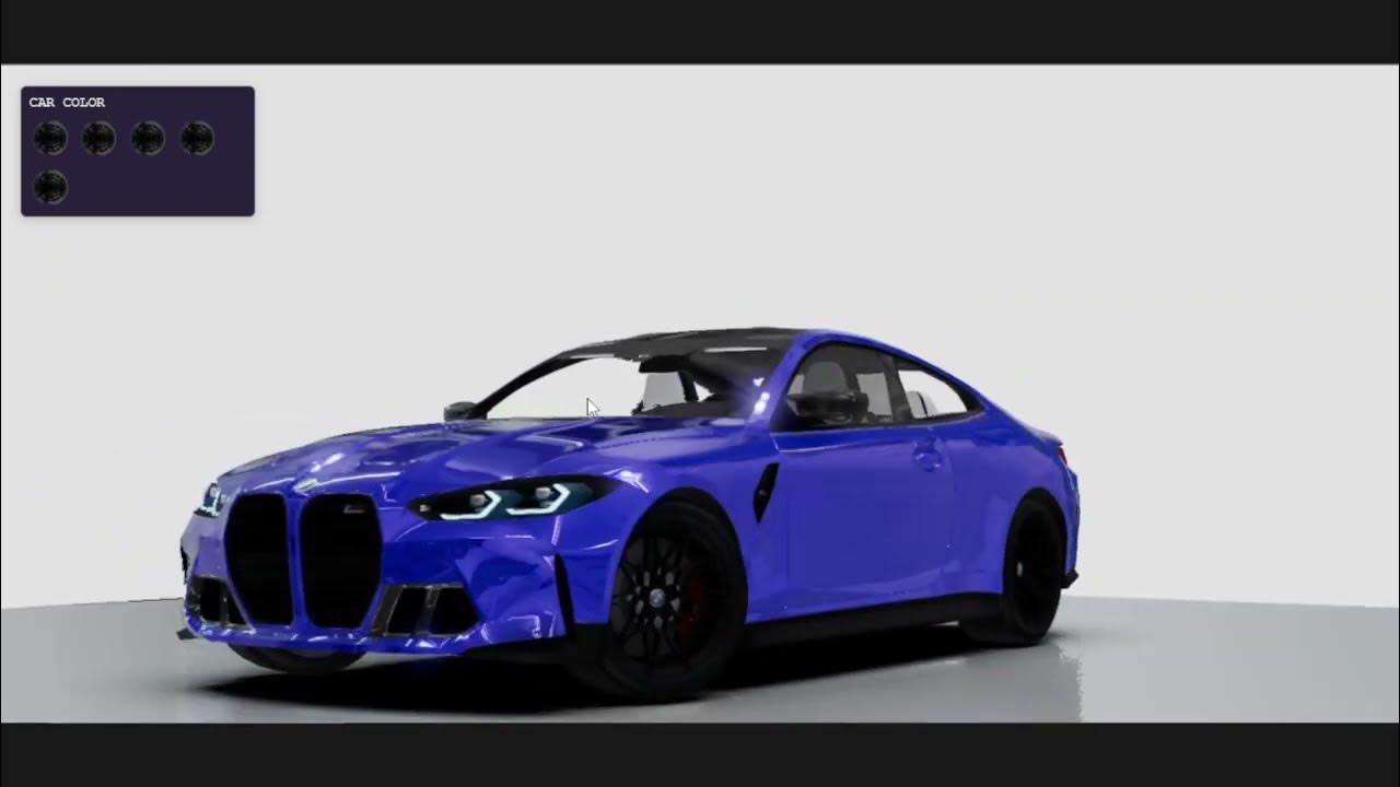 THREEJS CAR CONFIGURATOR - YouTube