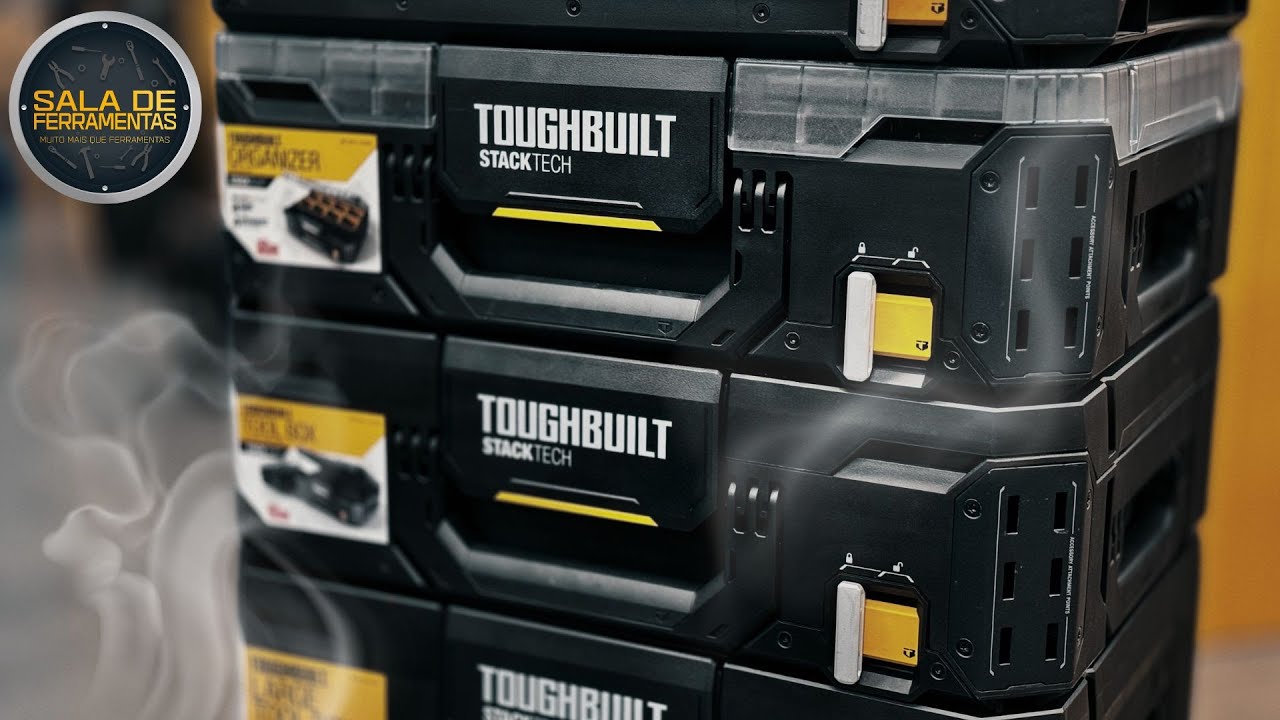 TOUGHBUILT STACK TECH AS MELHORES CAIXAS DE FERRAMENTAS DO MUNDO. JÁ ESTÃO EM PRÉ-VENDA NA ...