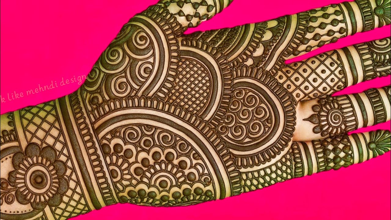 Latest Simple stylish mehndi design | Easy mehndi design | mehndi ...