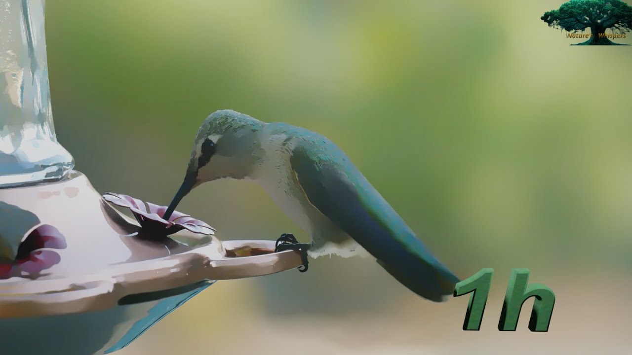 🐦The Little Bird's Song 🎶 Close-up Chirping & Calm Music for Deep ...